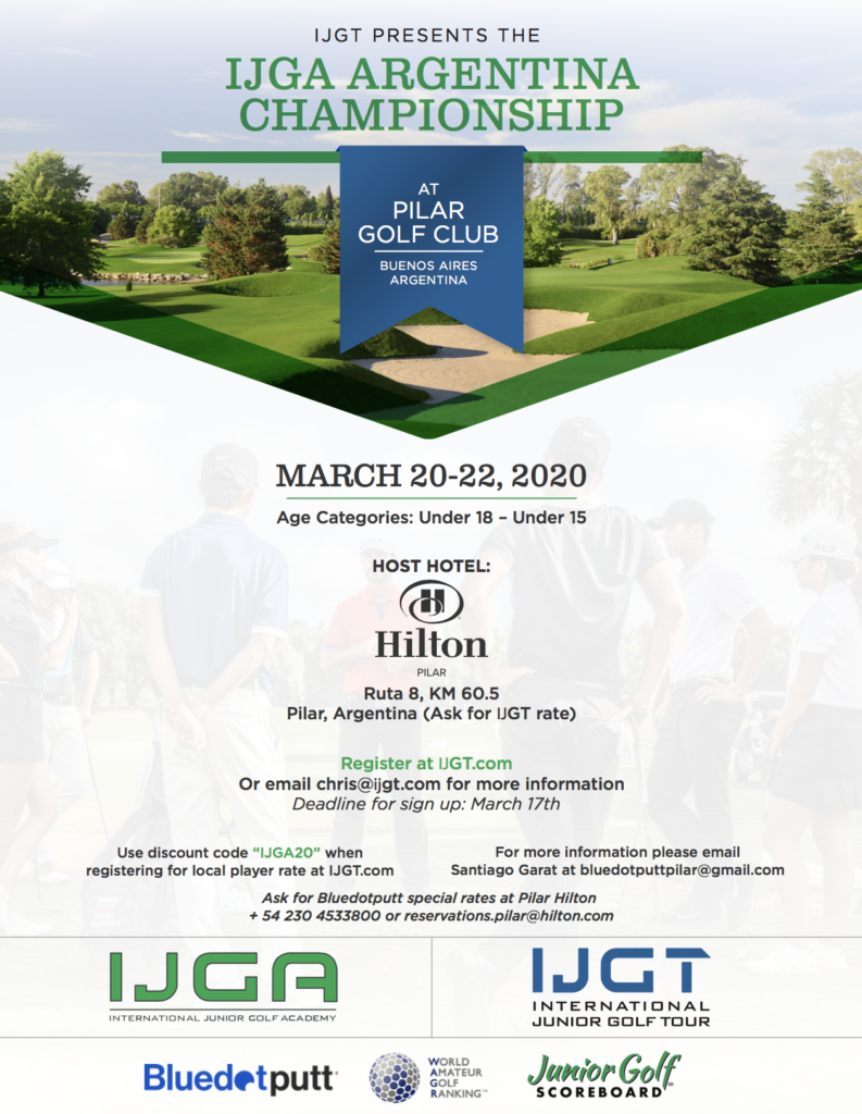 El International Junior Golf Tour – IJGT llega a la Argentina - AAG Blog